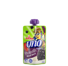 Anchor Uno Strawberry Yoghurt Pouch 100g – Yoghurt & Dairy Food ...