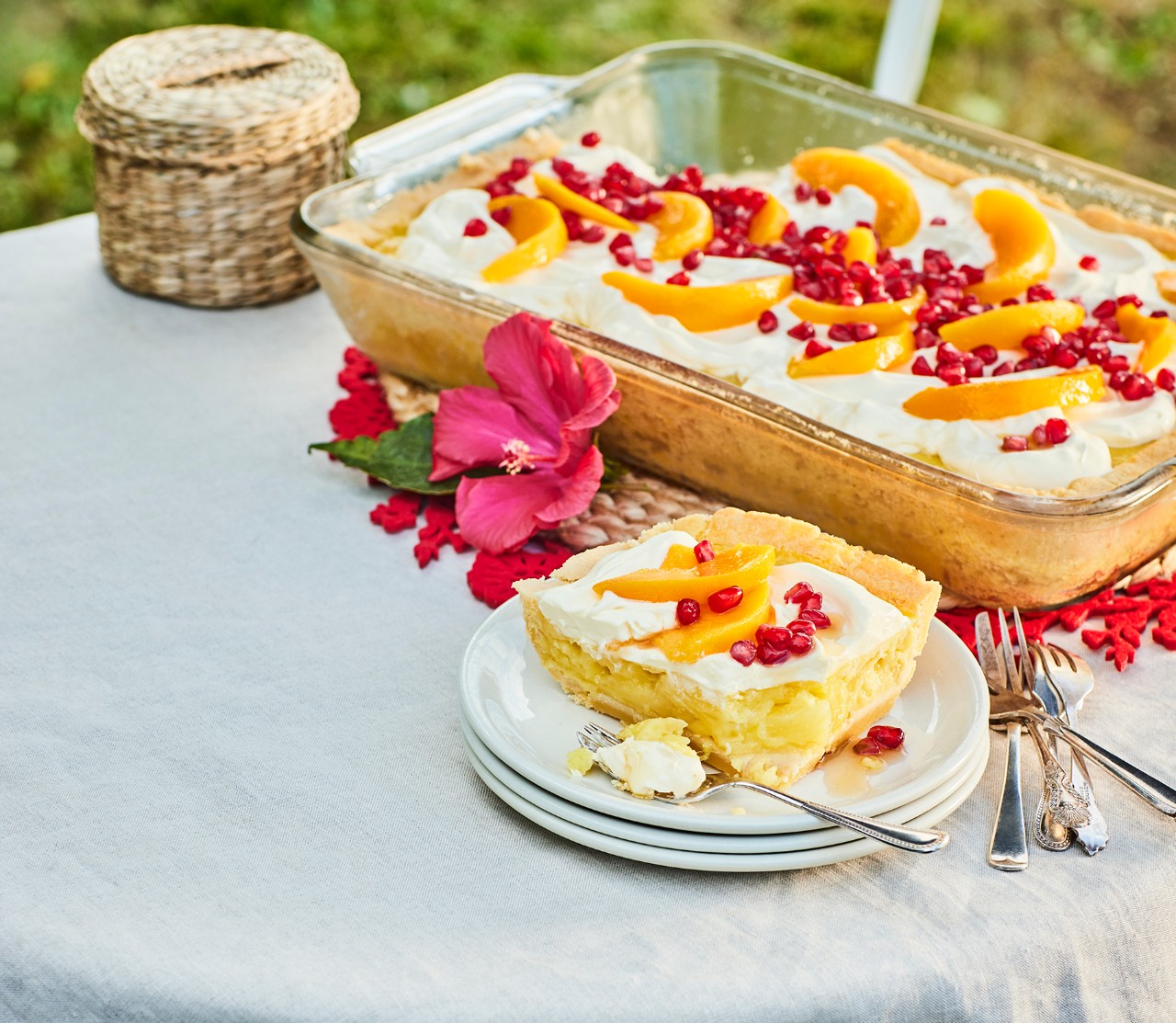 Tropical Peach & Pineapple Pie